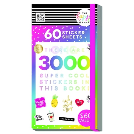 The Happy Planner® Mega Value Sticker Pack, Supercool, 60 Sheets ...