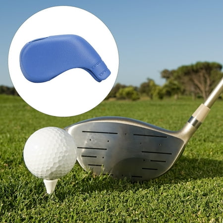 Golf Club Cover TPE Putter Iron Driver Headcovers Portable Dust Proof ...