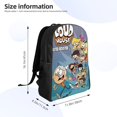 Cartoon The Loud House Unisex Backpack Laptop Daypack Adjustable ...