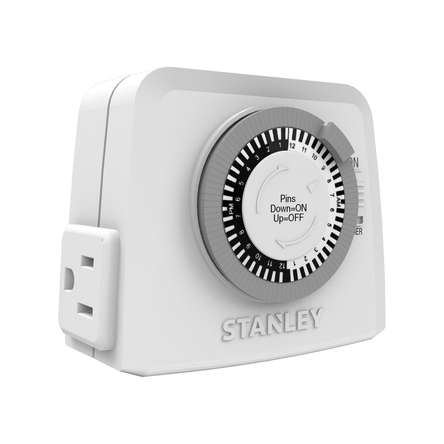 Click here for Stanley Timeit Twin 2-Outlet Grounded Indoor Mecha... prices