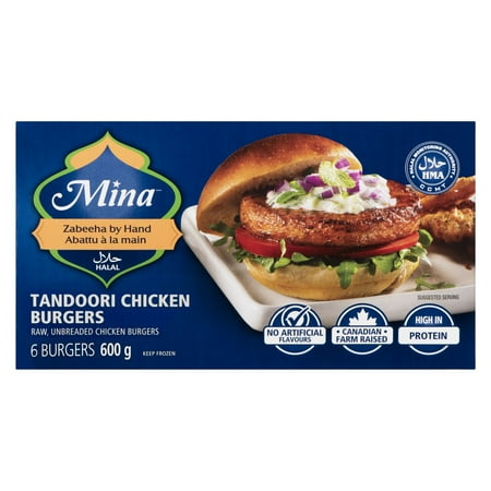 Mina Halal Tandoori Chicken Burgers | Walmart Canada