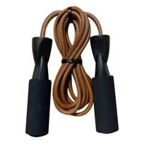 GoFit Athletic Training Jump Rope - Leather Fitness Jump Rope - Walmart.com