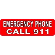 5inx5in Red First Aid Sticker Vinyl Medical Emergency Sign Decal ...
