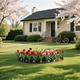 Tulip Shaped Garden Fence Border 5.9 × 11.4in Plastic Garden Edging ...