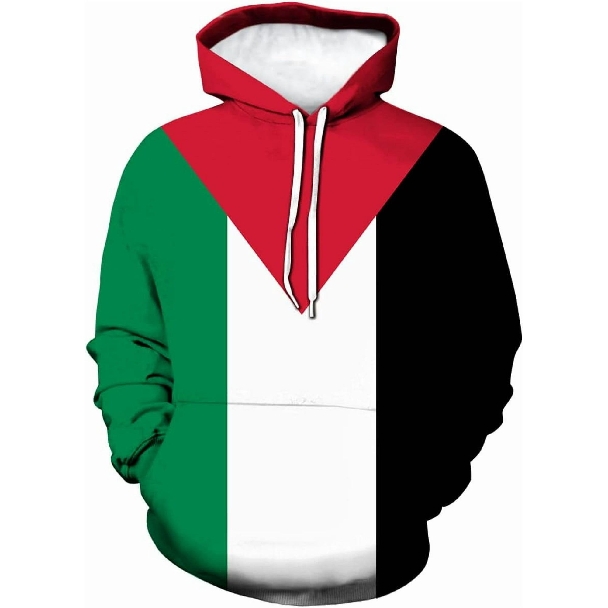 Click here for Kljhyu Palestinian Flag Long Sleeve Hoodie Sweatsh... prices