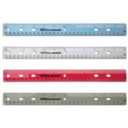 12" Shatter-Resistant Binder Ruler, Available in Multiple Colors ...