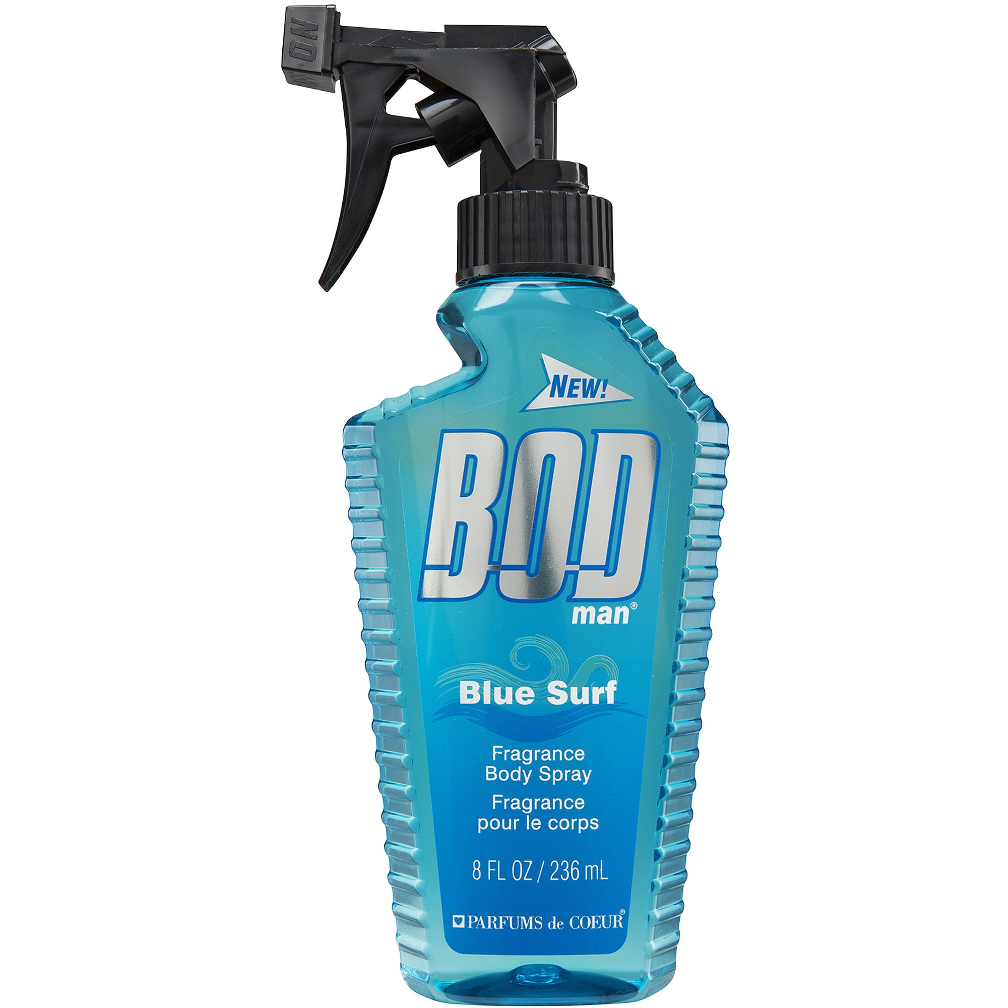 Bod Man Blue Surf 8oz Body Spray with 3.4oz Body Spray Gift with ...