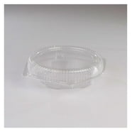 Pactiv Rose Pattern Plastic Cake Container 13", Black Base/Clear Lid ...