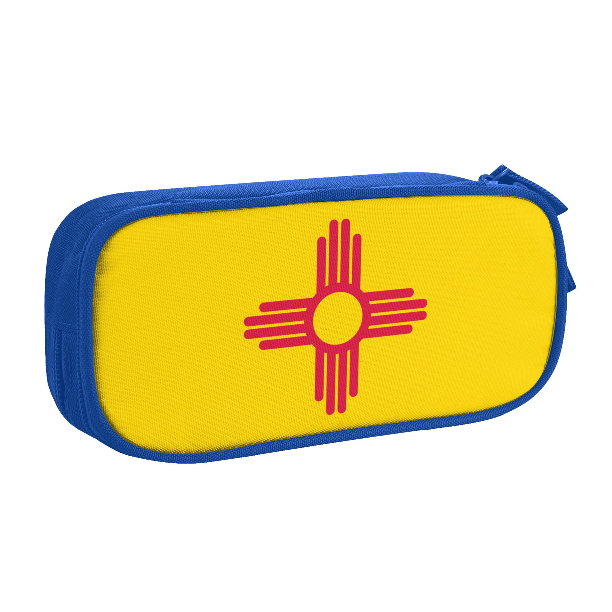 TEQUAN Large Capacity Pencil Case, New Mexico State Flag Seal Pattern ...