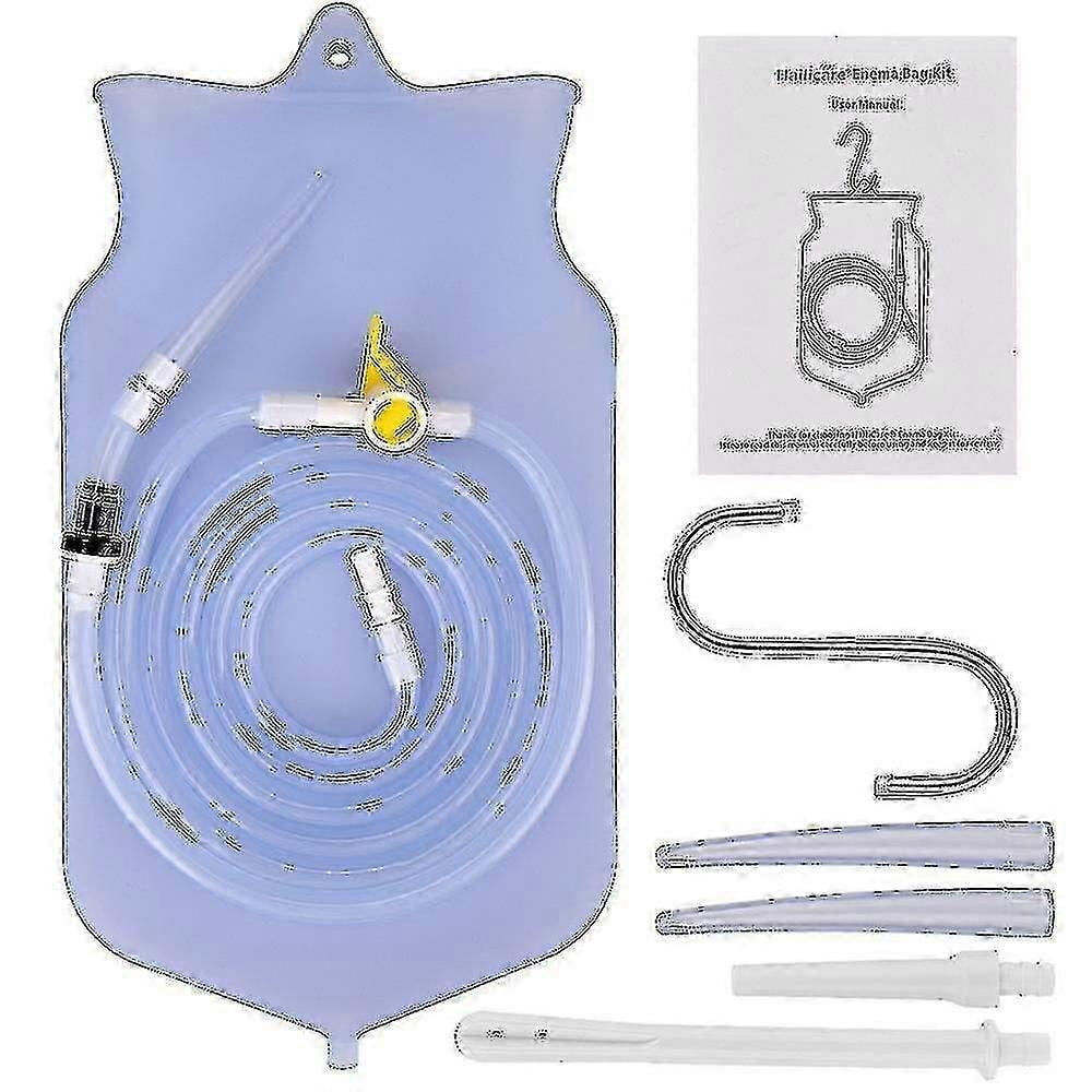 2L Non-Toxic Enema Bucket Kit For Colon Cleansing Reusable Medical ...