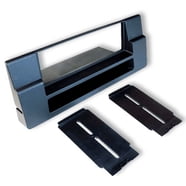 Universal Car Stereo Radio Installation Single DIN Trim Ring with 1/8 ...