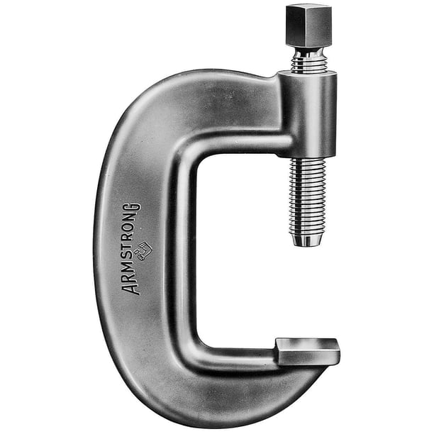 armstrong 78-030 heavy duty pattern c-clamp, 3-5/16-inch capacity ...