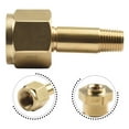 -2 -3 Cga-320 Carbon Dioxide Regulator Inlet Nut & 2\" Nipple with ...