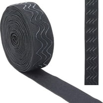 5 Yards Silicone Elastic Gripper 1.2 Inch Non-Slip Black Stretch ...