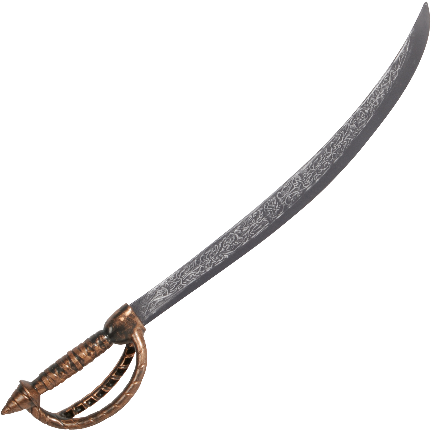 Loftus Pirate Curved Decorated Blade Sword Bronze Grey One Size 26
