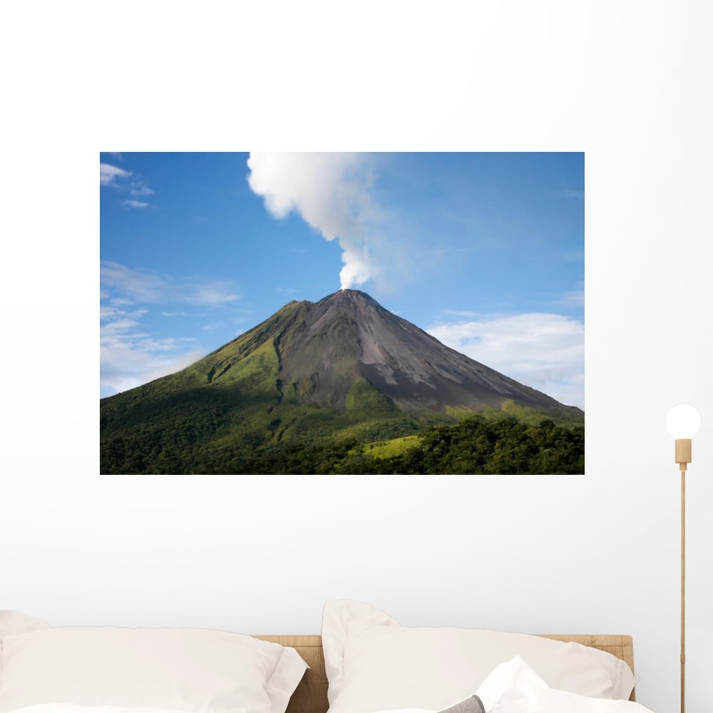 Arenal Volcano Costa Rica Wall Mural by Wallmonkeys Peel and Stick ...