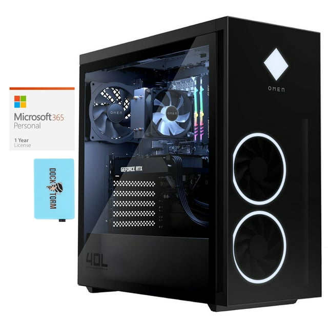 HP OMEN 40L Gaming/Entertainment Desktop PC (AMD Ryzen 7 5700G 8-Core ...