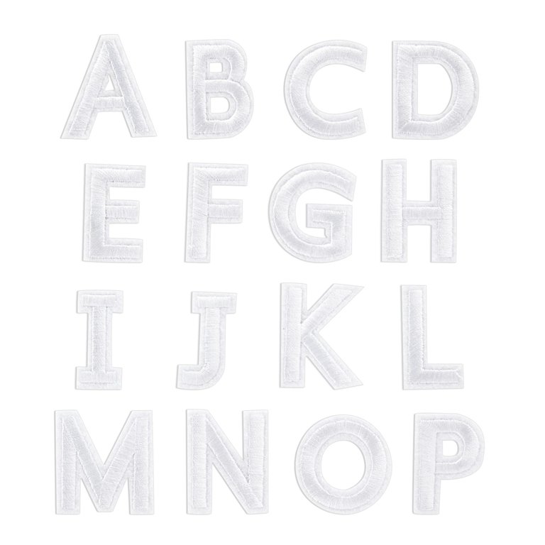 Sew On Embroidered Letters