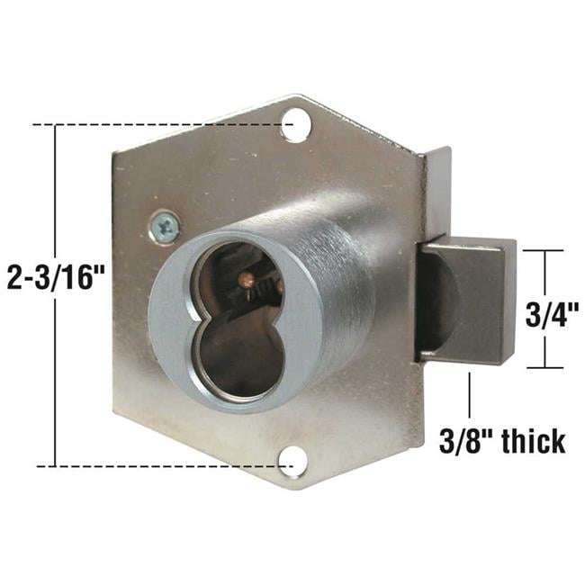 Olympus Lock 725RD-DR-RH-26D Ic Core Rim Deadbolt - Walmart.com