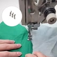 3 Pieces Steel Sewing Presser Foot Never Iron Margin Folding Attachment ...