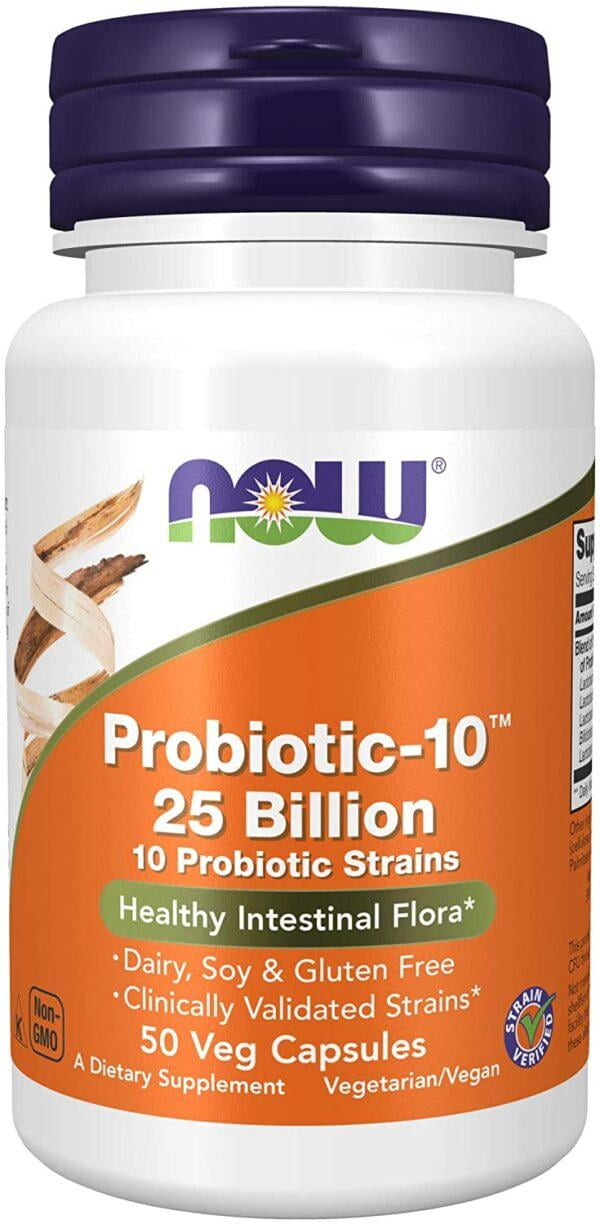 Probióticos Now Now Probiotic-10 25 Billion | Bodega Aurrera en línea