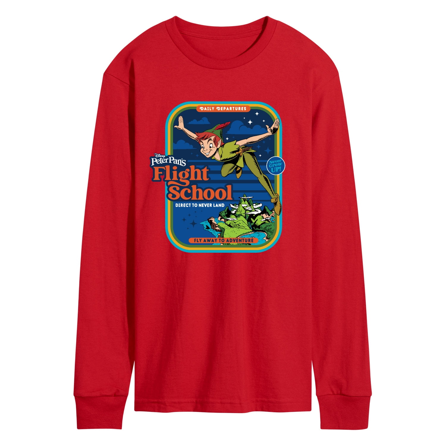 Disney - Peter Pan - Flight School - Fly Away to Adventure - Men's Long ...