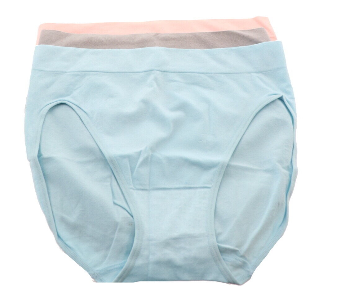 Breezies Seamless Hi Cut Panties Set 3 Womens A301424