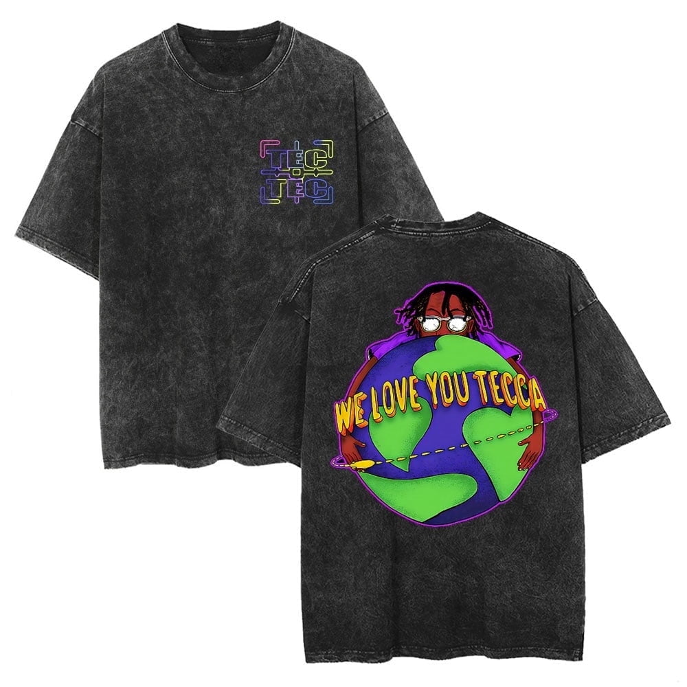 Click here for Yunqi Lil Tecca T-Shirts For Men And Women Denim H... prices