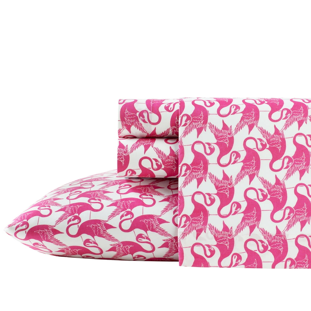 Poppy & Fritz Flamingos Sheet Set, Queen - Walmart.com - Walmart.com