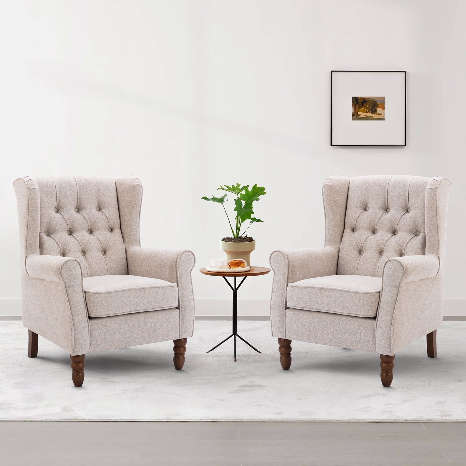 Click here for Malol Modern Living Room Accent Chair Set Of 2  Bu... prices