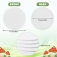 Reusable 24PCS Mushroom Growing Filter Pad 2mm Thick Cotton Materials ...