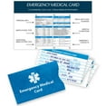 Medical Alert Wallet Cards, 4pk/6pk + Smartphone Holder - Walmart.com