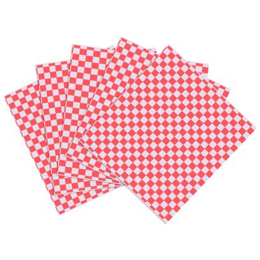 Avant Grub 15"x15" XL Green Check Deli Paper Food Wrap, 300 Pack ...