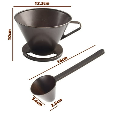 Melitta® Pour-Over Brewer 6 Cup Cone Coffee Maker with Glass Carafe Box ...