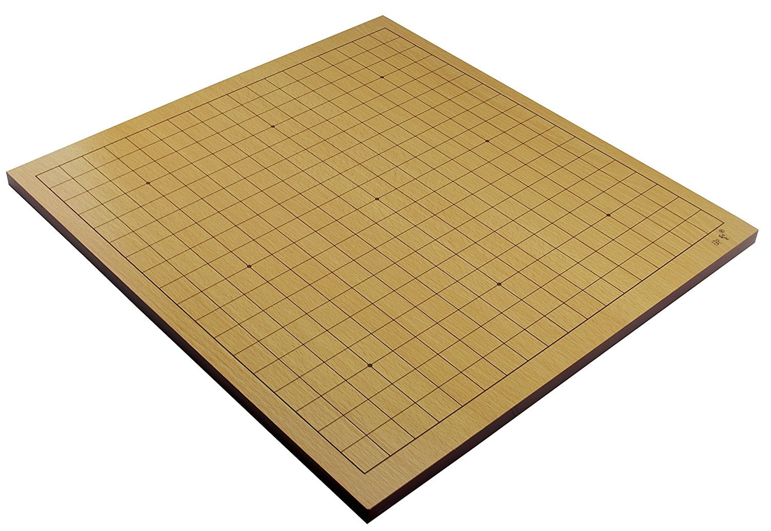 19 x 19 Inch Grids Go Game Premium Beech Wood Veneer Go Table Board ...