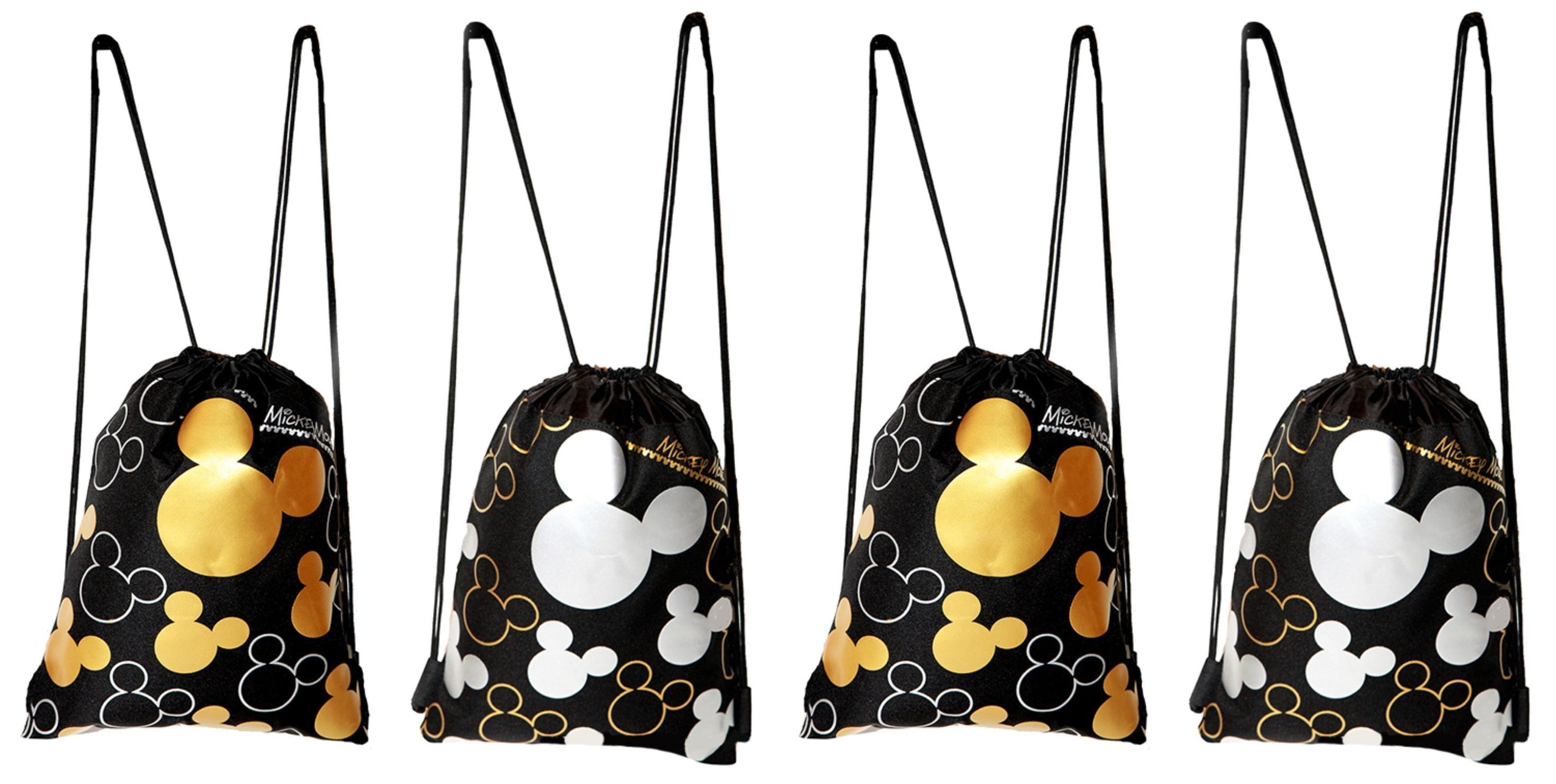 4 Pcs Disney Mickey Mouse Backpack Drawstring Sling Tote Bag - Walmart.com