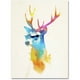 Trademark Fine Art 'Sunny Stag' Canvas Art by Robert Farkas - Walmart.com