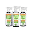 Eat Cleaner Fruit and Veggie Wash Spray, Produce Wash and Cleaner- Pack ...