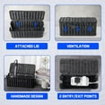 Cable Management Box, Handmade Rattan Cable Organizer, 2 Open Slots ...