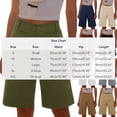 Dress Shorts For Women Solid High Waisted Pocketed Knee Length Commute ...