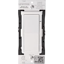 Leviton Decora Smart Rocker Dimmer Switch - 600W 120V - White — Indoor ...