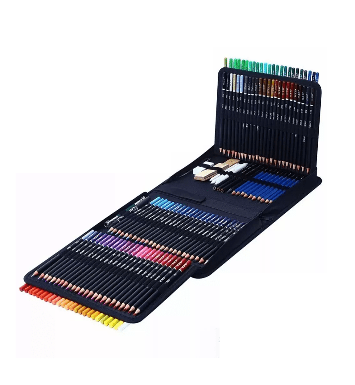 Set de Arte Profesional Malubero 145 Lapices Colores Dibujo Kit ...