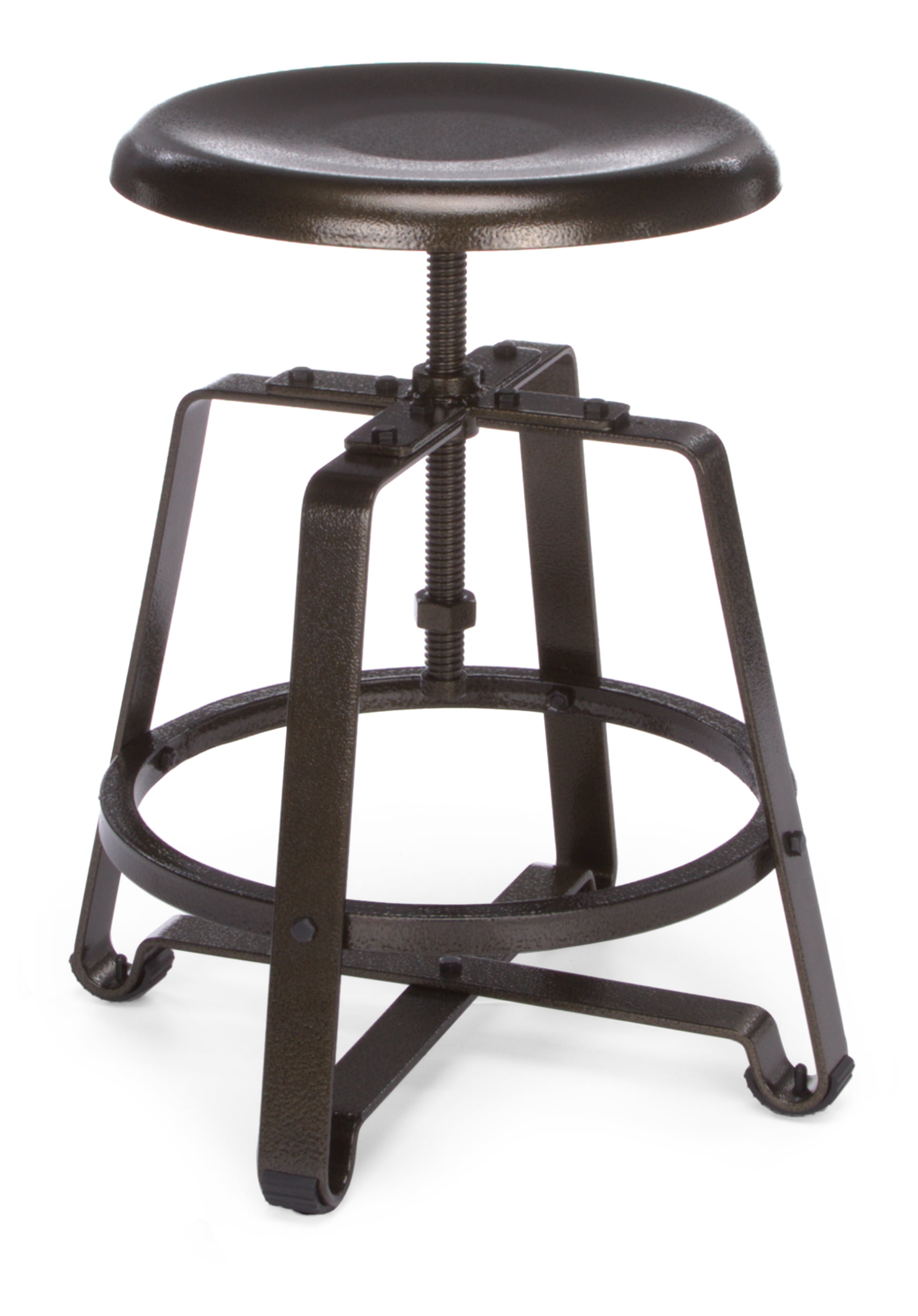 OFM Endure Series Model 921 Stationary Small Stool, Dark Vein Metal ...