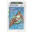 Bluescape Large, Fun Tropical Blue Inflatable Swim Tube Pool Float for Kids & Adults, Age 9 & Up ...