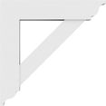 5"W x 30"D x 30"H Standard Traditional Architectural Grade PVC Bracket ...