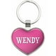 Wendy - Names Female Metal Heart Keychain Key Chain Ring, Multiple ...