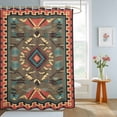 Bathroom Shower Curtain Southeast Ethnic Geometric Art Waterproof ...