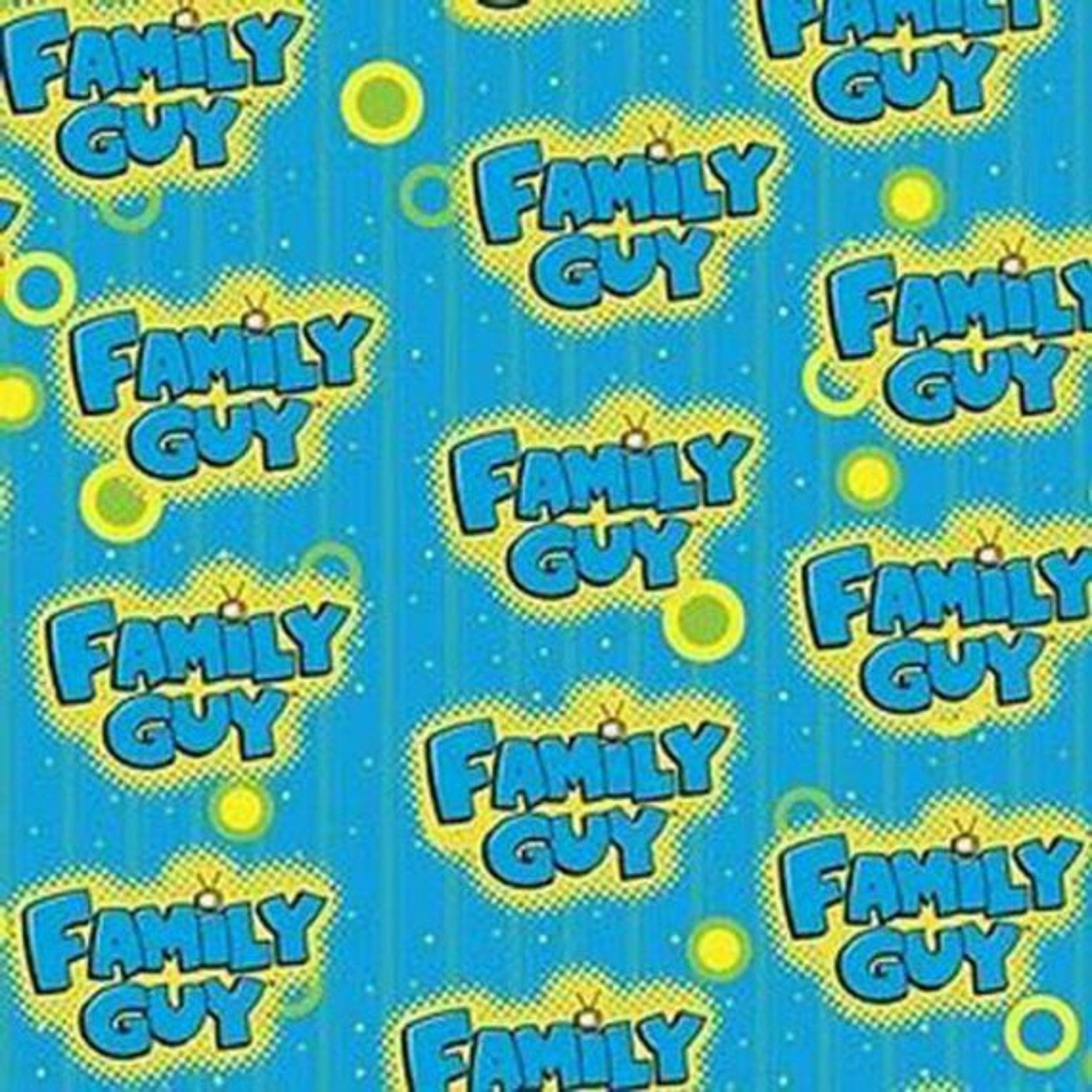 Family Guy Logo Blue Camelot 100% Cotton fabric by the yard - Walmart.com