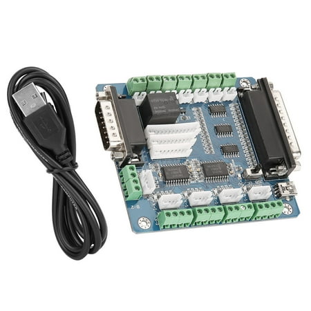 MAC Axis Stepper Motor Controller,MACH3 Interface 5 Axis Axis Stepper Motor Breakout Board MAC ...