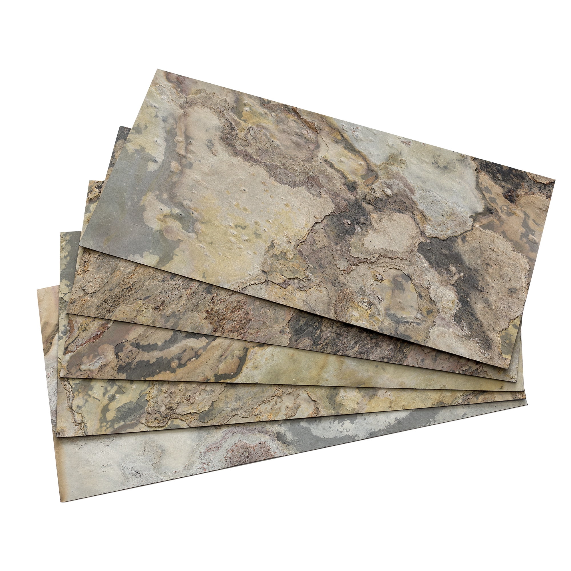 Aspect Stone Medley Slate Glue Up Tile- 5 pack - Walmart.com